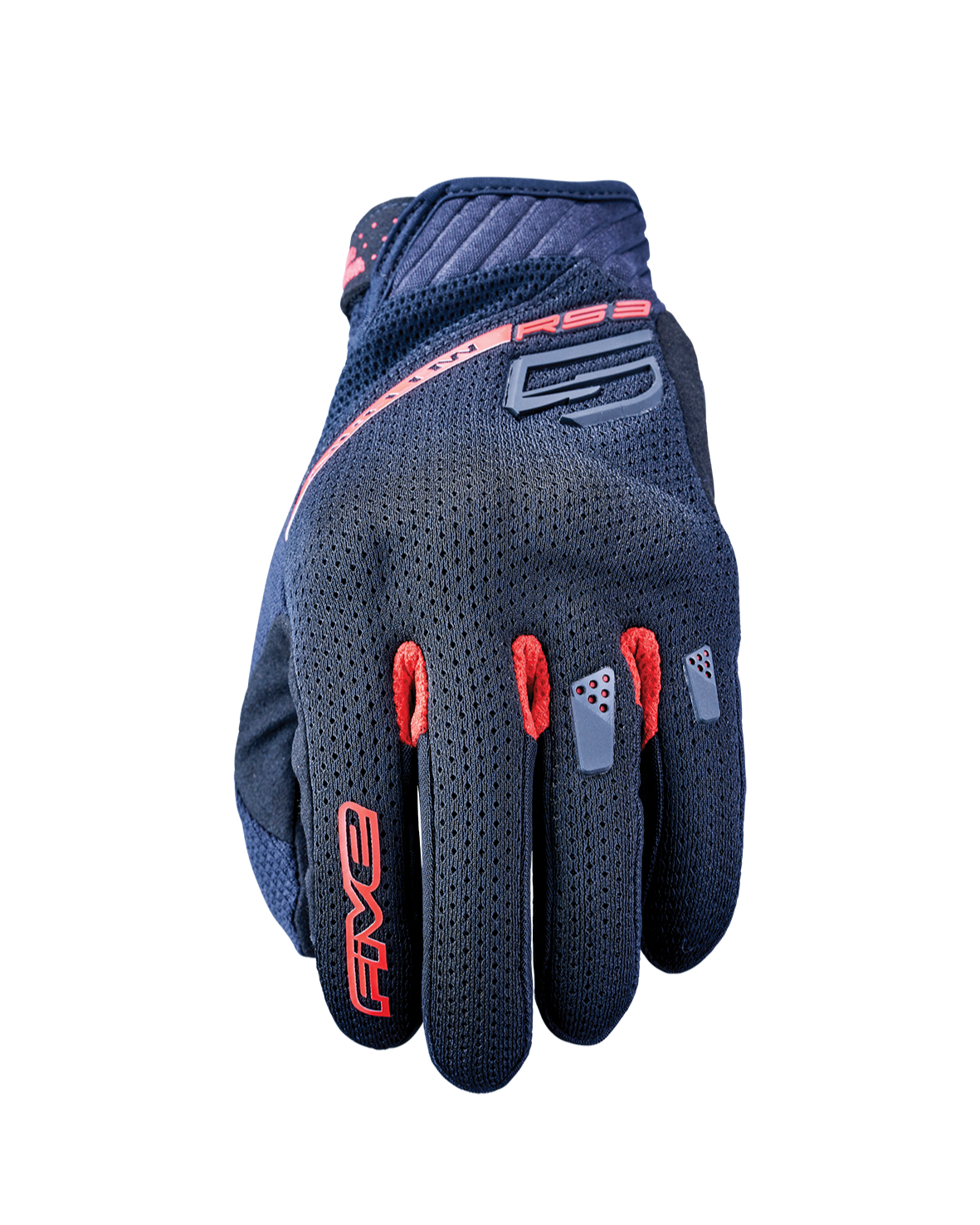 Five RS3 EVO AIRFLOW Black Red Gloves