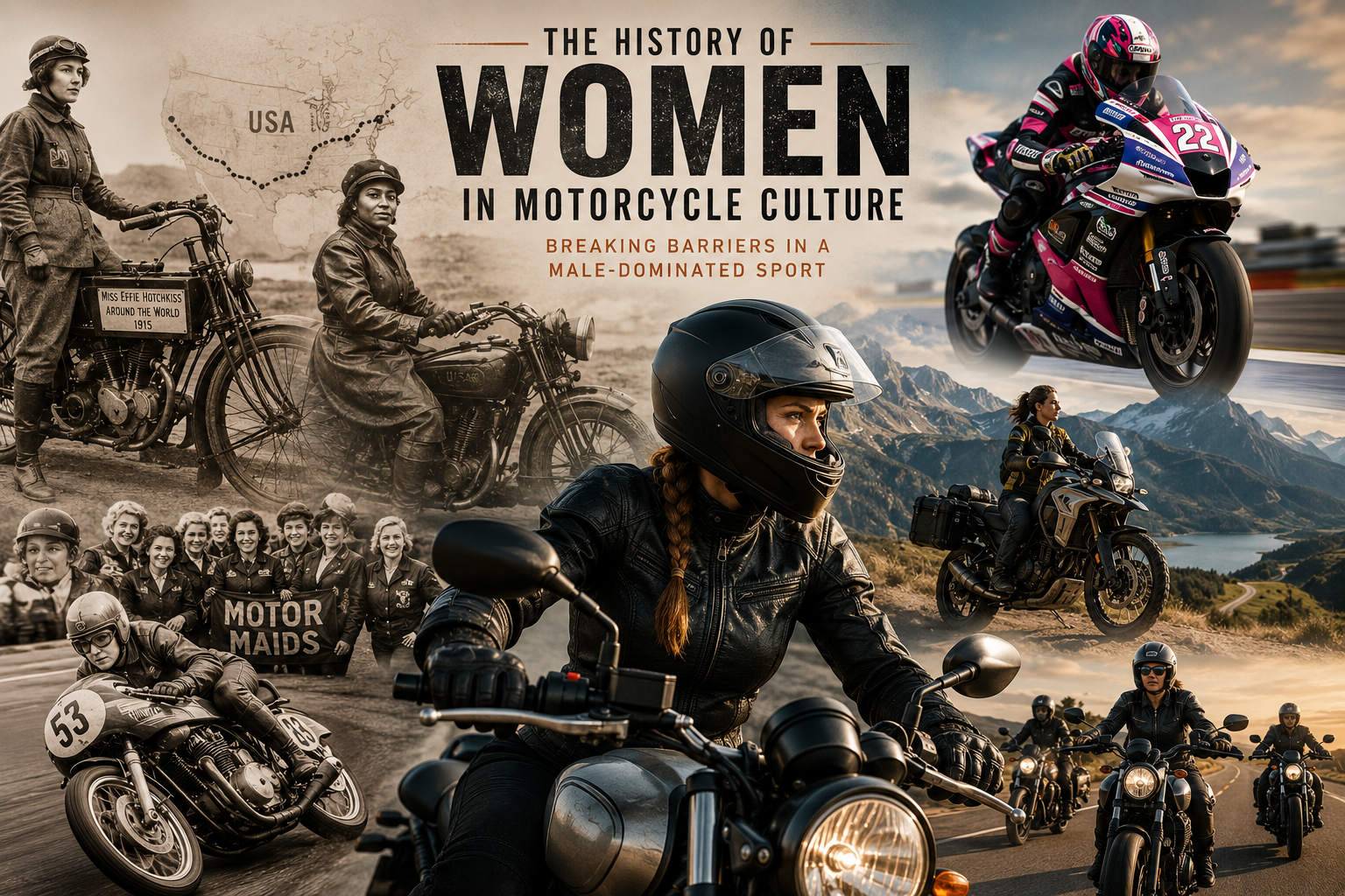 The History of Women in Motorcycle Culture: Breaking Barriers in a Mal