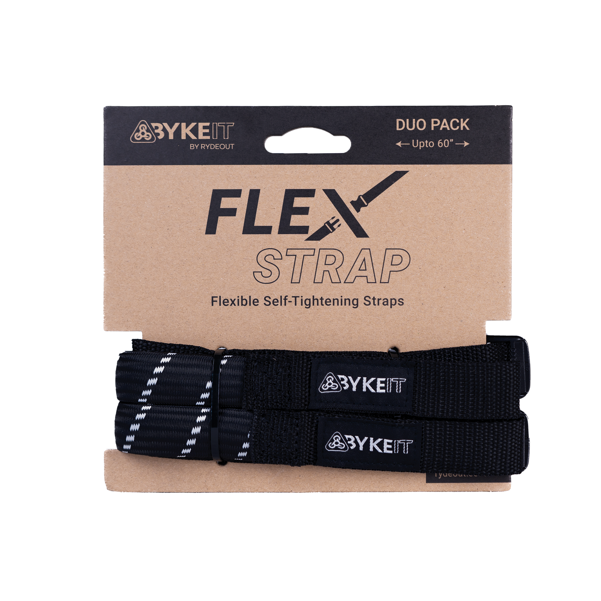 Byke IT Flex Strap - Black Silver